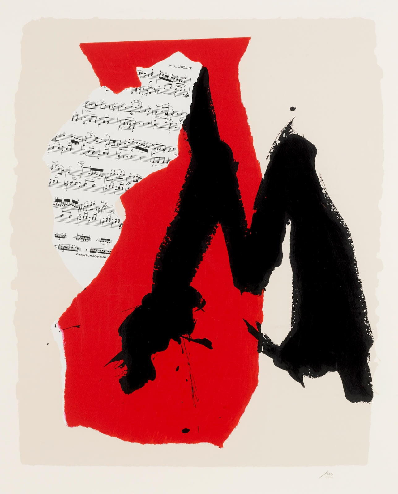 Robert Motherwell | Mostly Mozart (Poster) (1991) | MutualArt