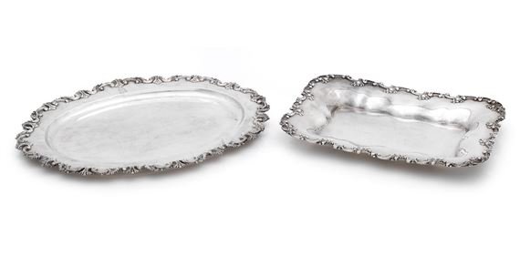 Shreve & Co | An American silver oval meat dish | MutualArt
