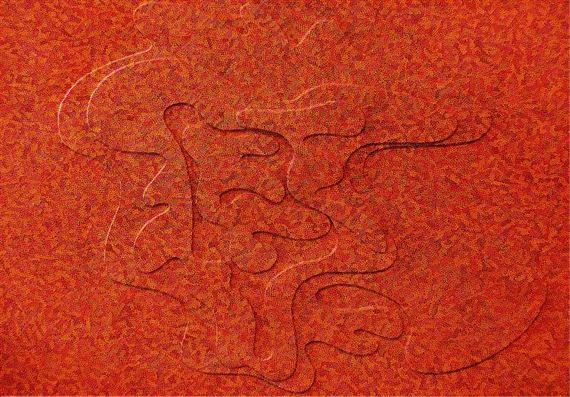 Ivan Králík | Red relief (1999) | MutualArt
