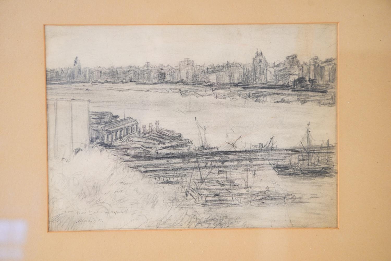 John Marin | Pencil drawing (1951) | MutualArt