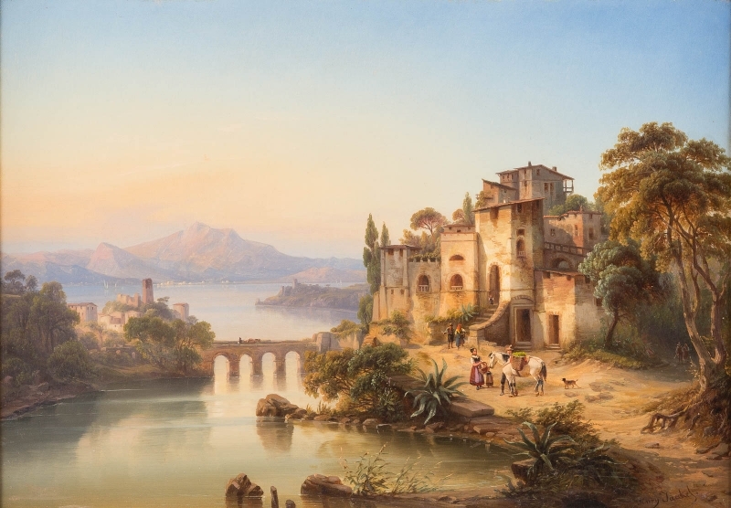 Henry Jaeckel | Villa by the Gulf of Naples | MutualArt