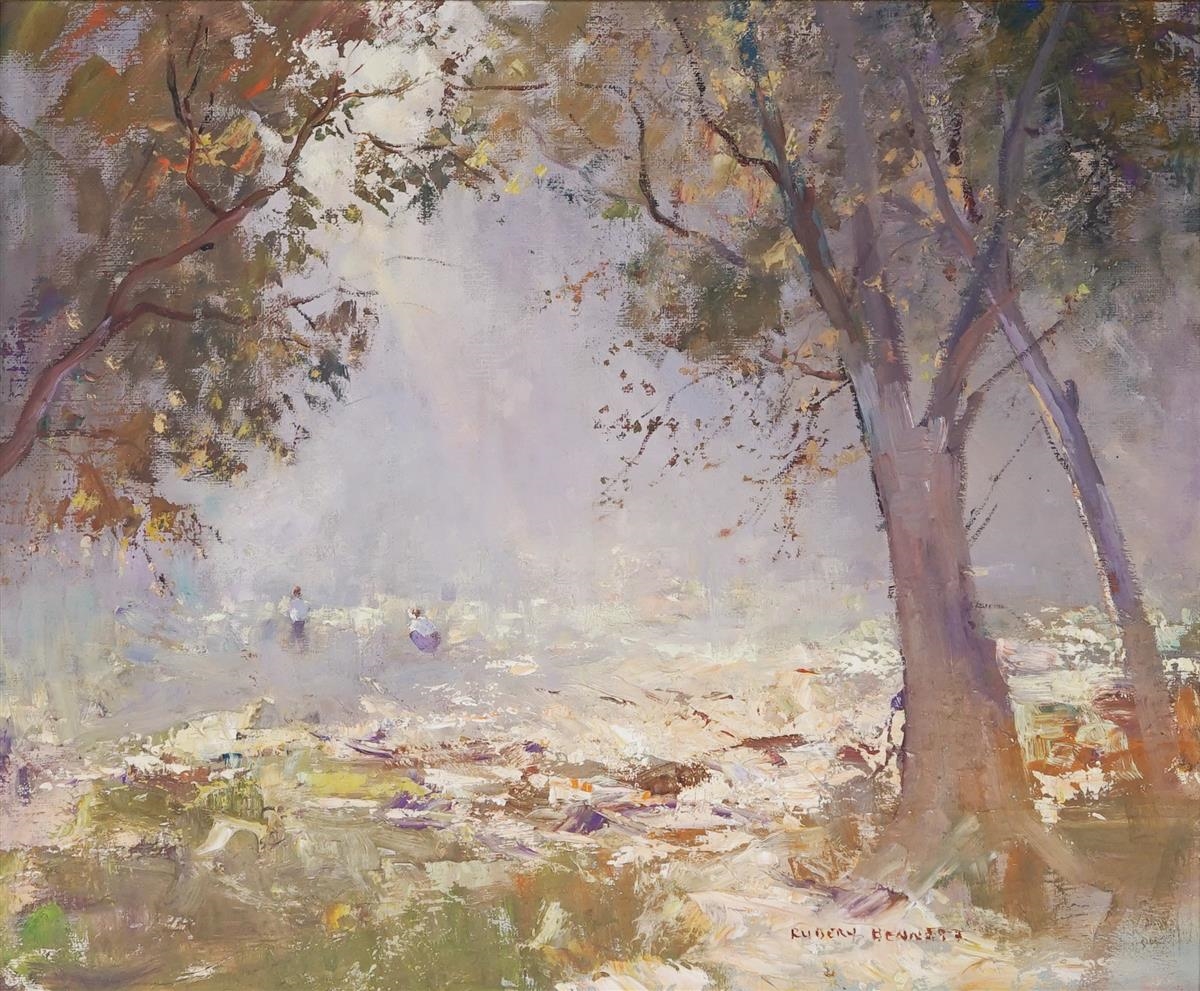 Rubery Bennett | Dawn and Two Figures | MutualArt