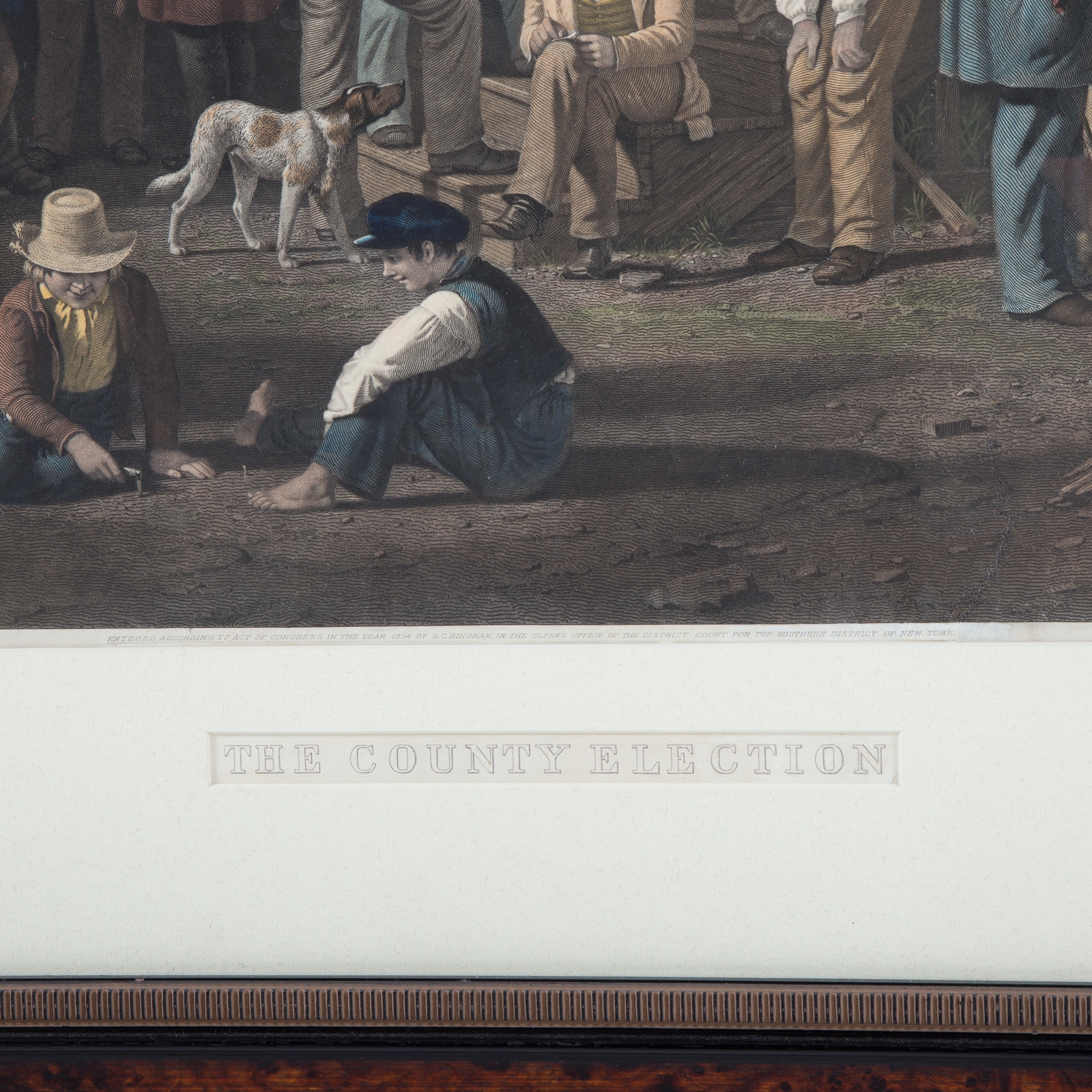 George Caleb Bingham | The County Election (1854) | MutualArt