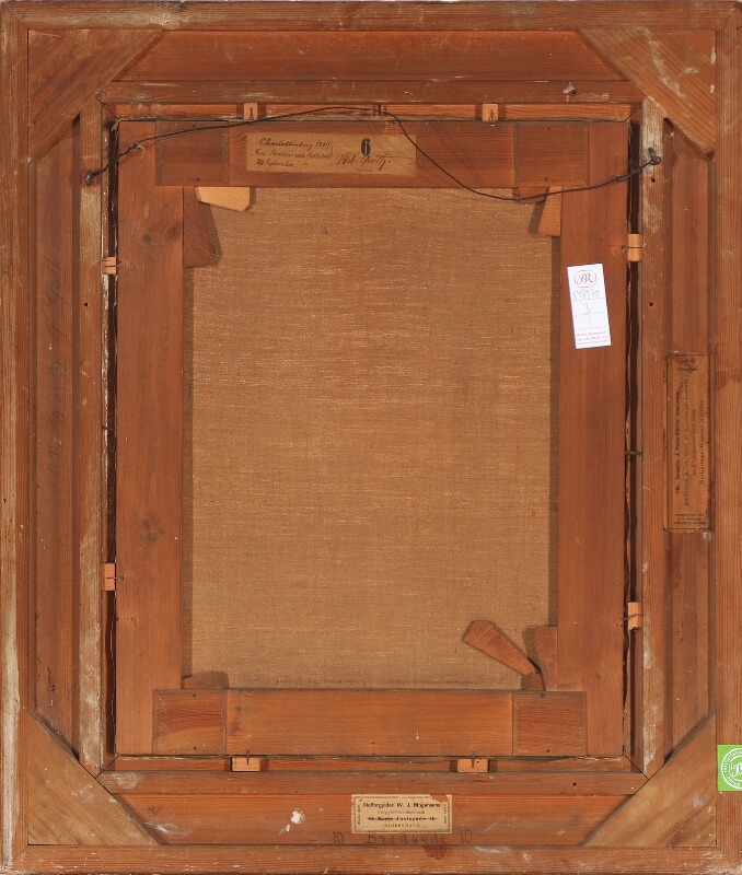 Georg Vilhelm Arnold Groth | “Fra Skoven ved Hellebæk. September” (1888 ...