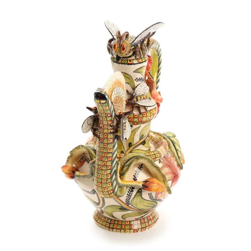 Ceramics Ardmore | An artistic ceramic bee coffee pot (2018) | MutualArt