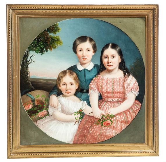 Thomas Stuart | PORTRAIT OF THE STEUART CHILDREN (1849) | MutualArt