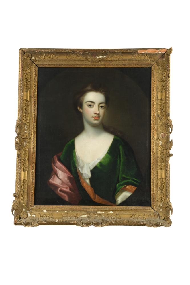 Sir Godfrey Kneller | Portrait of Miss Mary Marrow head and shoulders ...