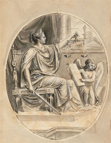 French School, 18thCentury | Allégorie de la Justice | MutualArt