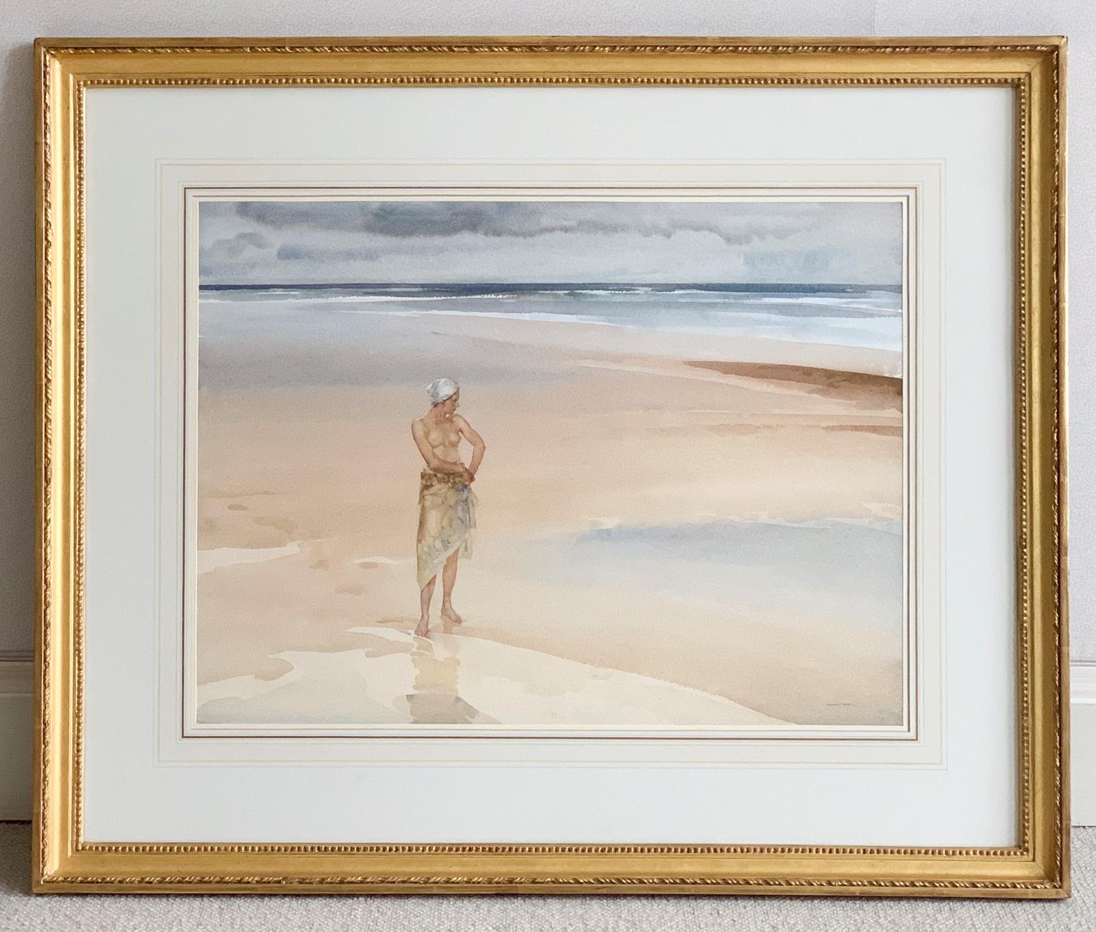 William Russell Flint | Femme sur la plage | MutualArt