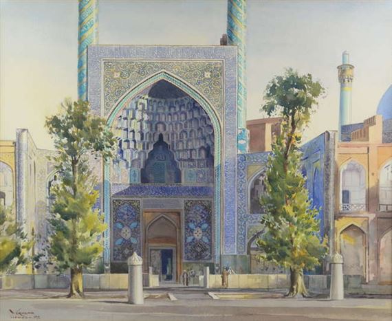 Yervand Nehapetian | The Charbagh School in Isfahan (1971) | MutualArt