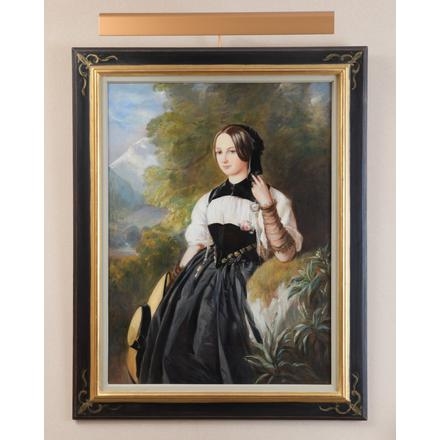 Franz Xaver Winterhalter | Bildnis Dr. Uhland. Brustbild im Profil ...