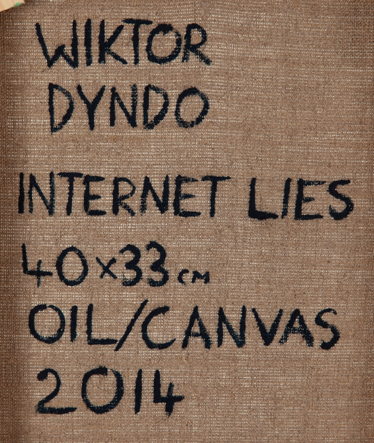 Wiktor Dyndo | Internet Lies (2014) | MutualArt