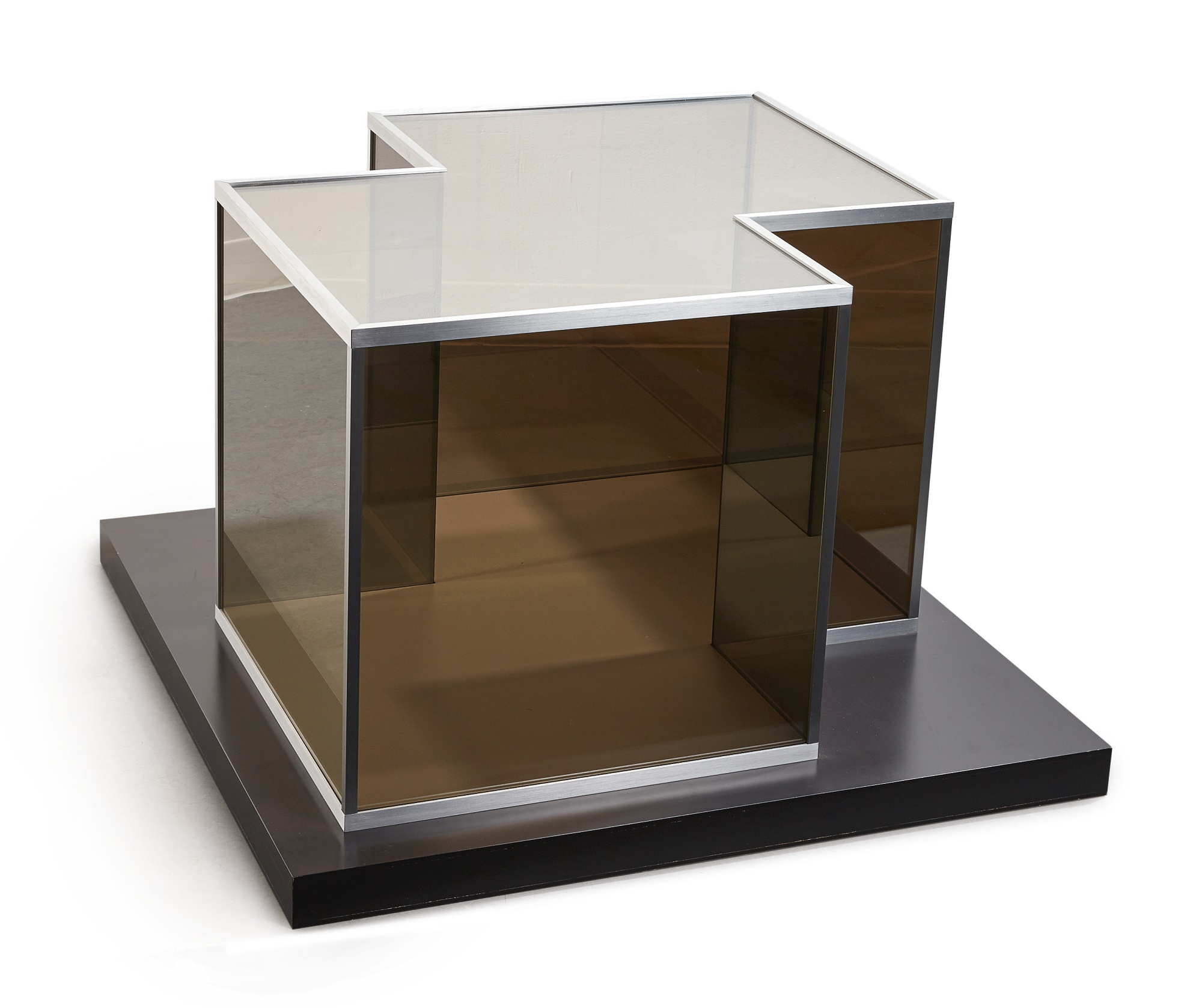 Dan Graham | TWO-WAY MIRROR JOINED CUBES | MutualArt