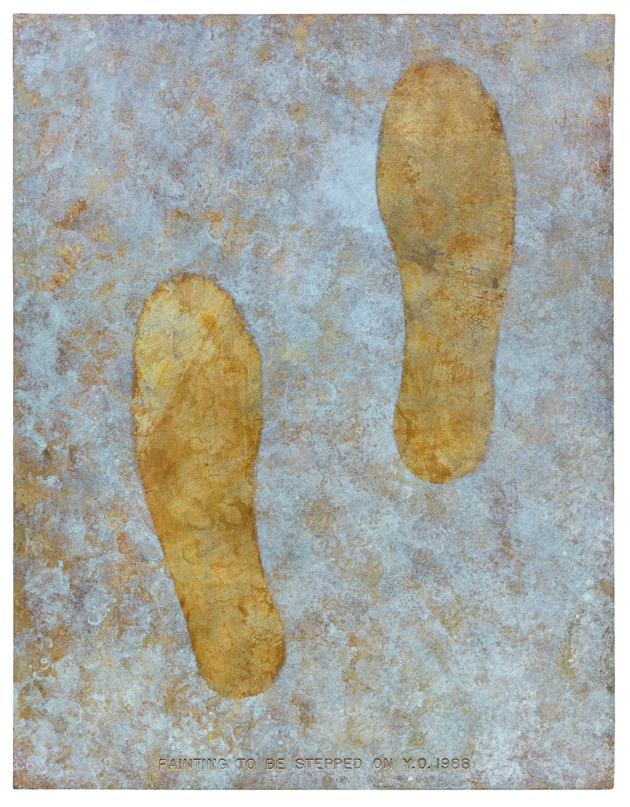 Yoko Ono | A Painting to be Stepped On (1988) | MutualArt