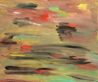 Fernand Leduc | Gaze Etimine (1955) | MutualArt