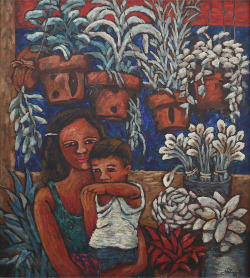 Mario Parial | Mother and Child (1979) | MutualArt
