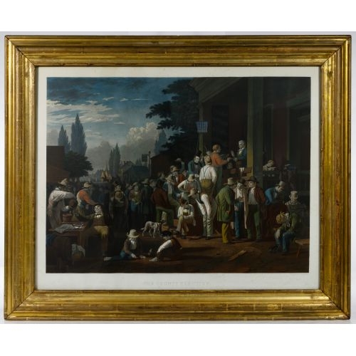 George Caleb Bingham | THE COUNTY ELECTION (1854) | MutualArt