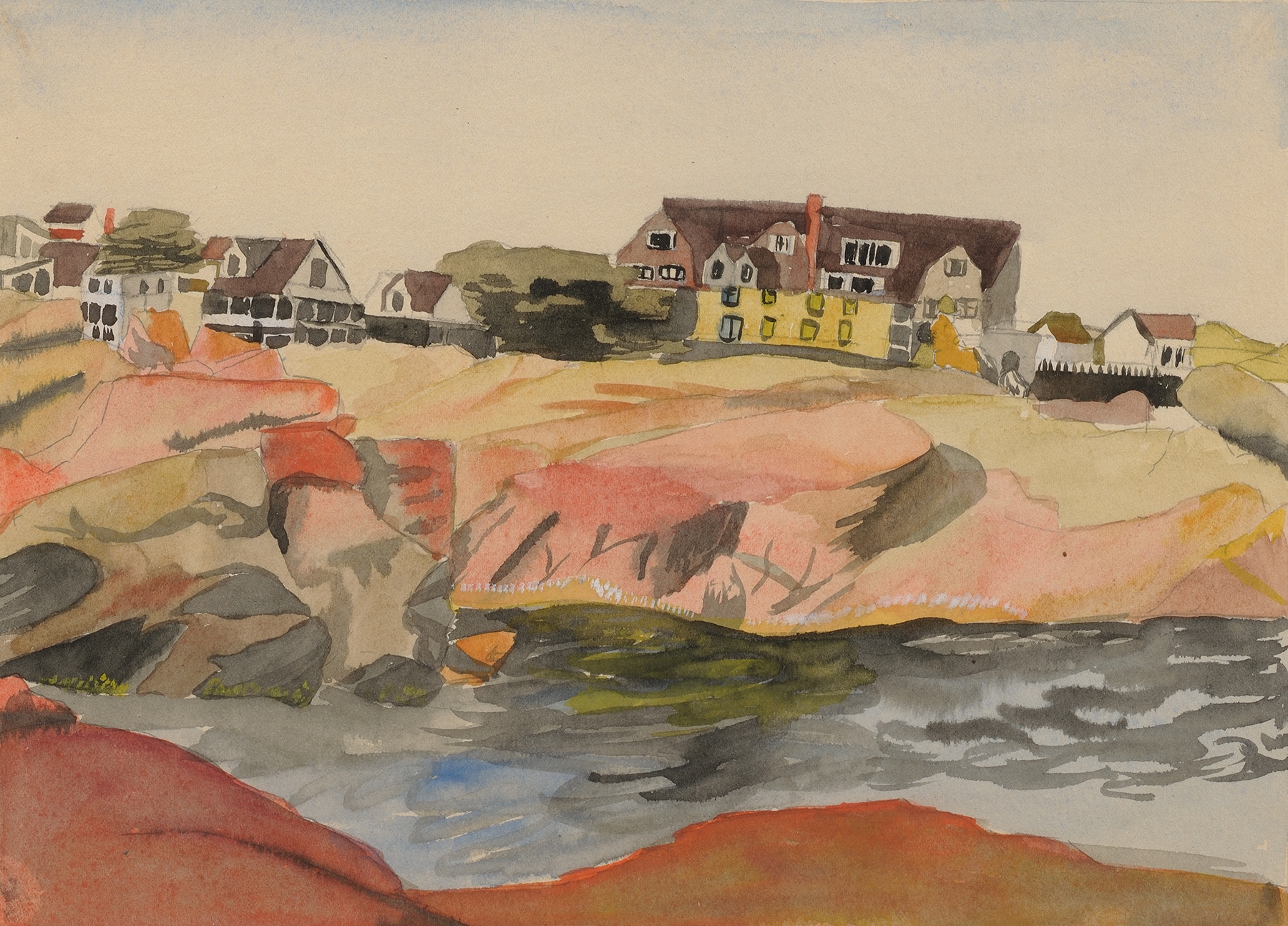 Allan Rohan Crite | Martha's Vineyard (1927) | MutualArt