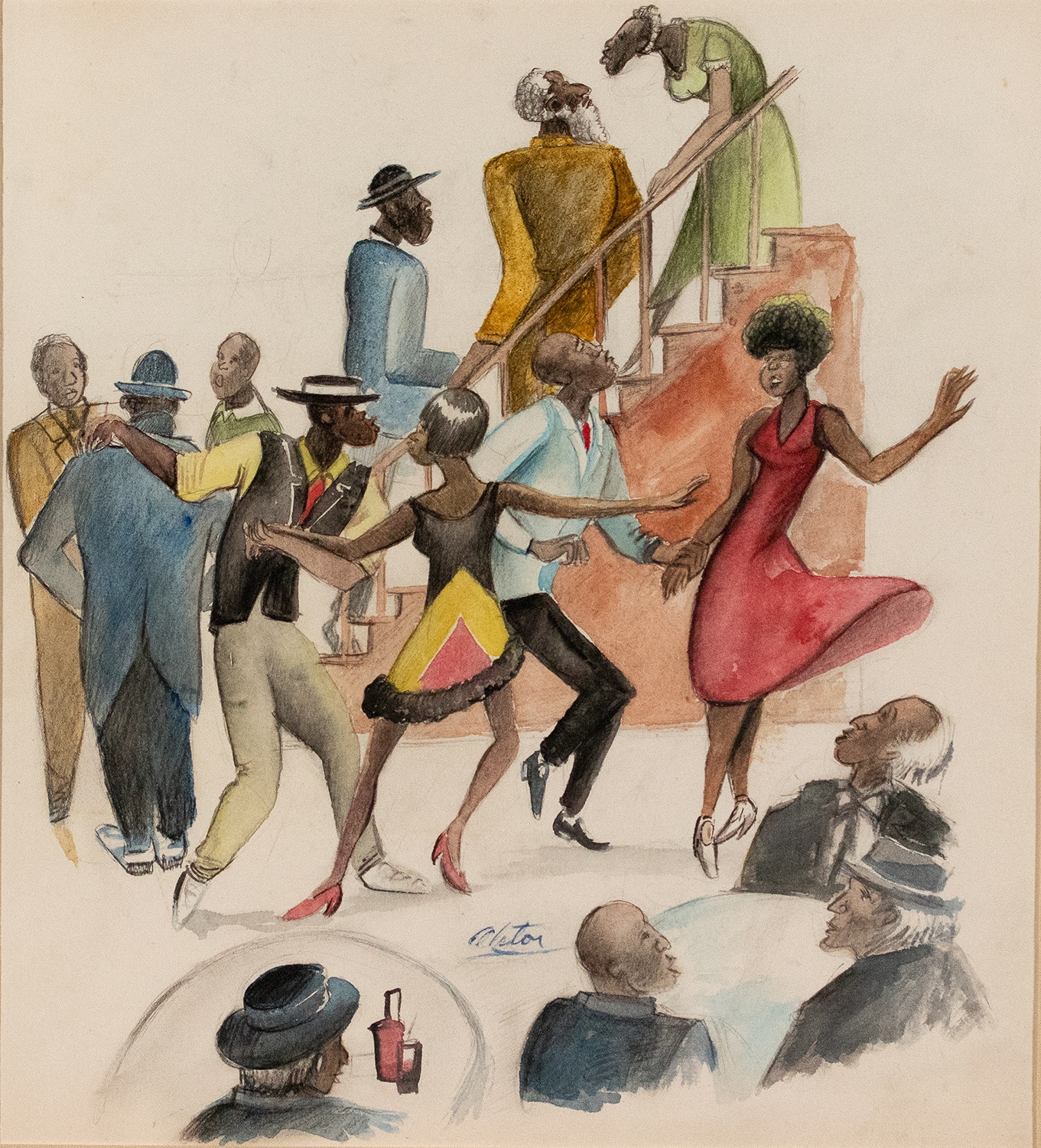 Charles Alston | Jazz Club (1938 - 1939) | MutualArt