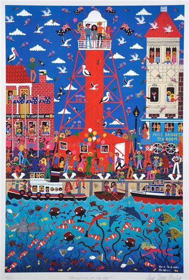 Marie Jonsson Harrison | “Pottering at the Port” | MutualArt