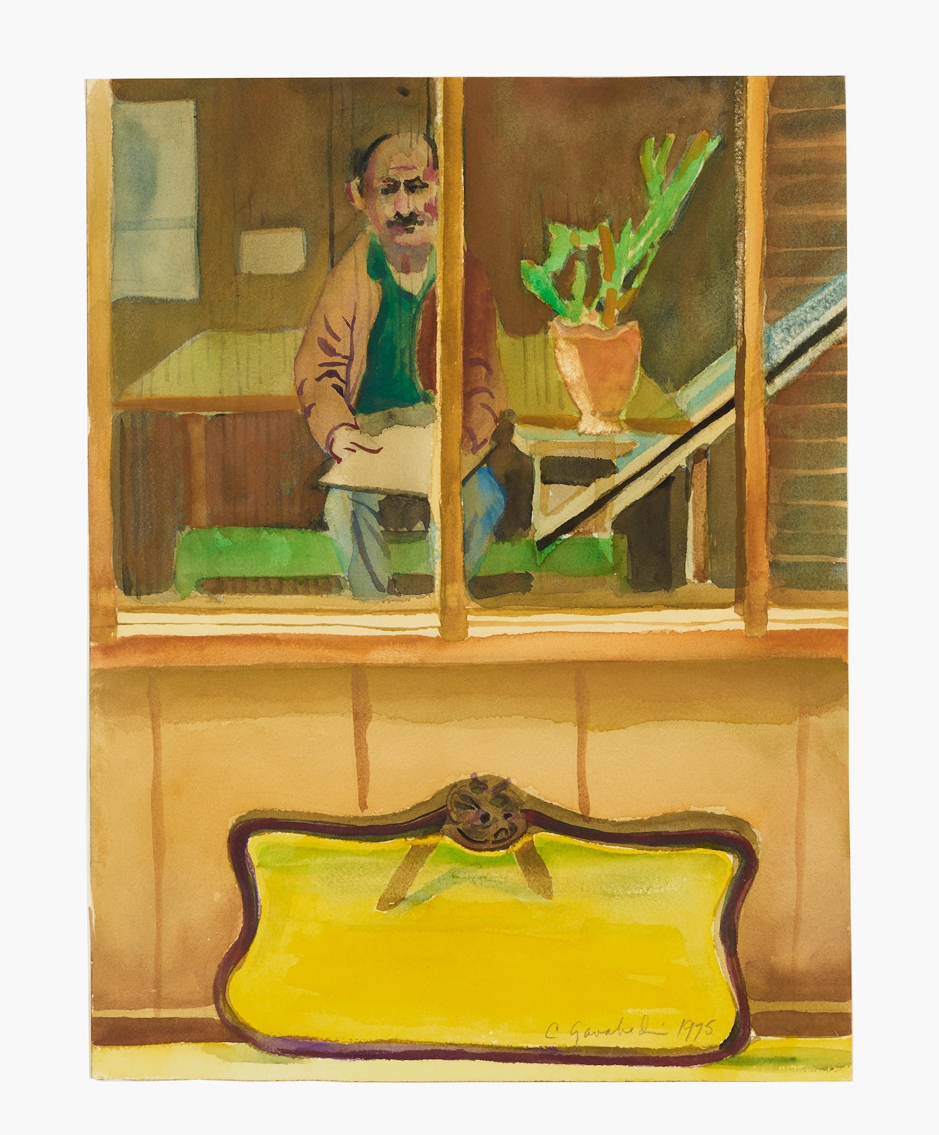 Charles Garabedian | Self Portrait, 1975 (1975) | MutualArt