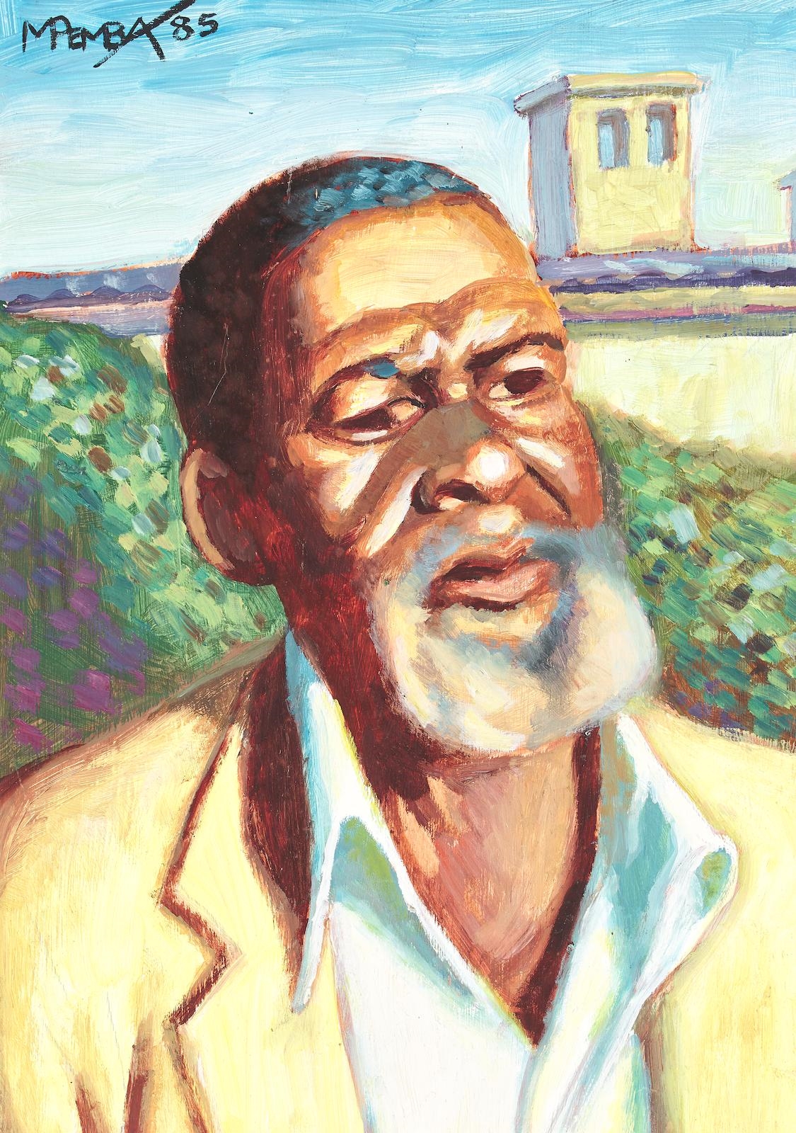 George Pemba | Man in deep thought (1985) | MutualArt