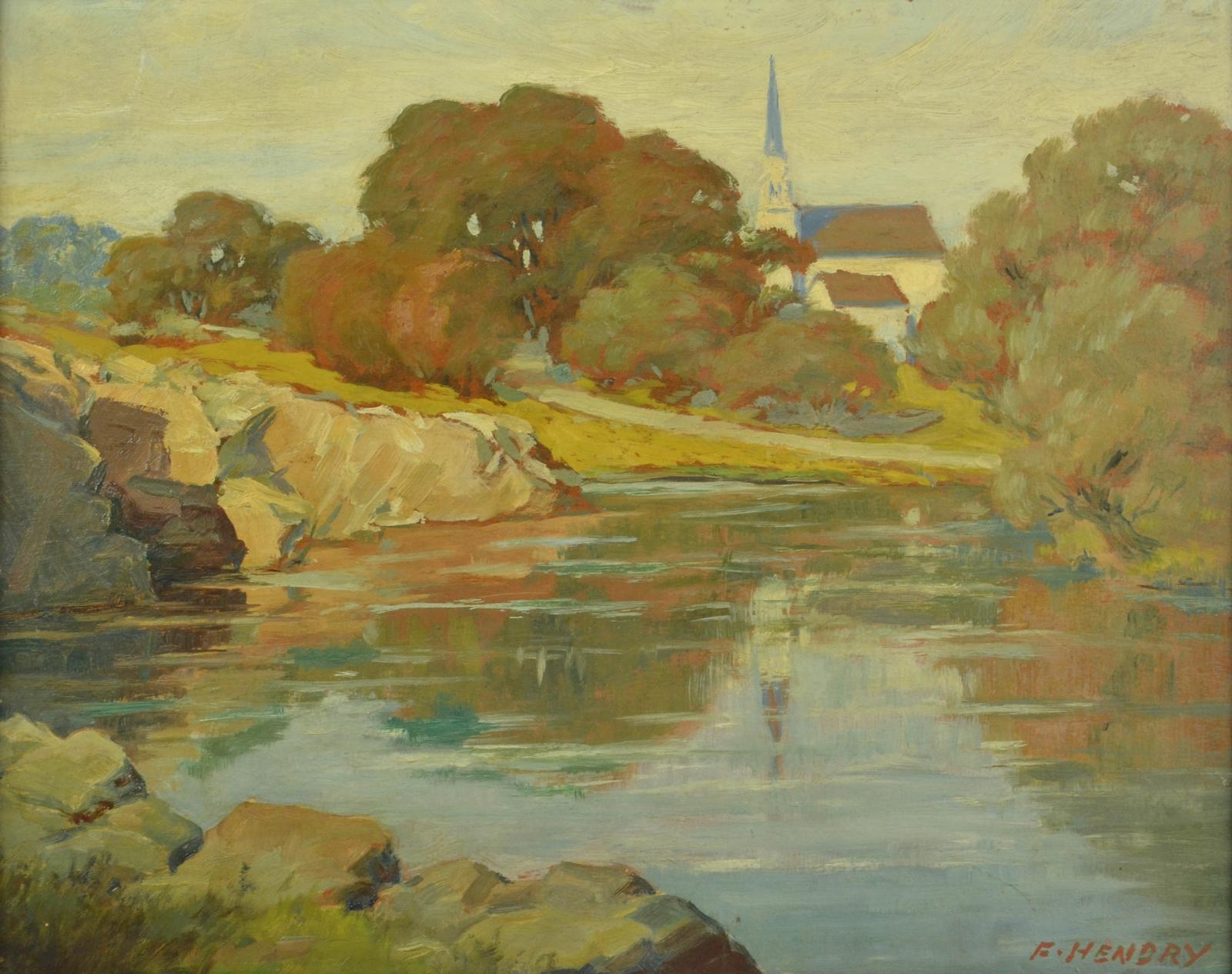 Frank Hendry | Peaceful Landscape (1934) | MutualArt