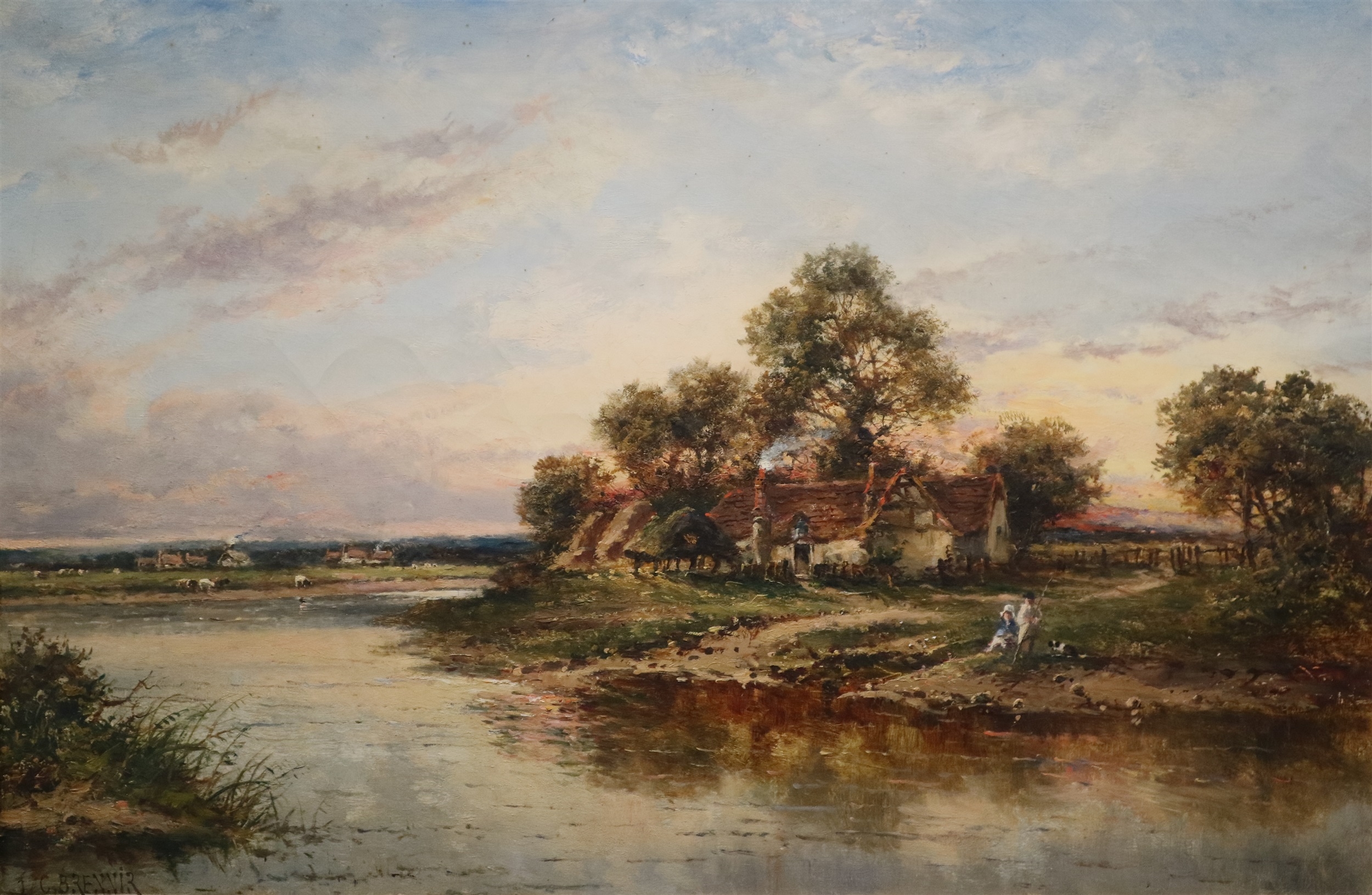 Carl Brennir | Lingering light near Kempsey | MutualArt