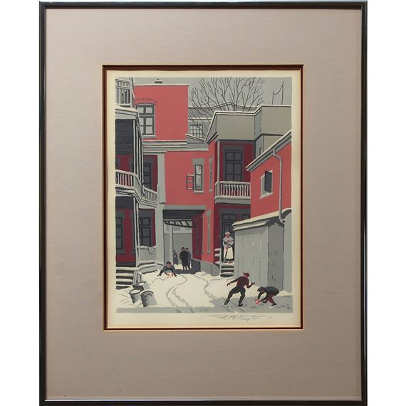 Frederick B. Taylor | COURTYARD OFF ST. LAWRENCE (1957) | MutualArt
