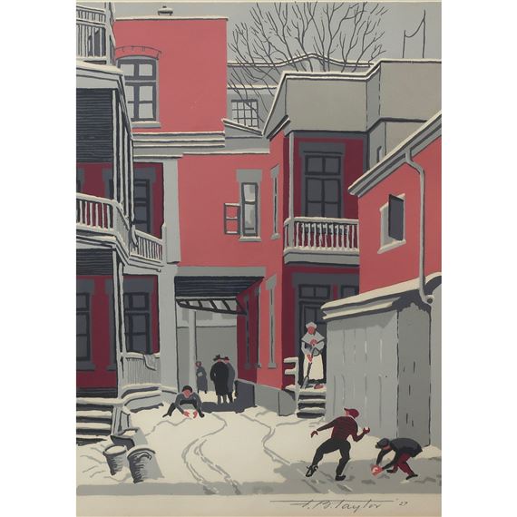 Frederick B. Taylor | COURTYARD OFF ST. LAWRENCE (1957) | MutualArt