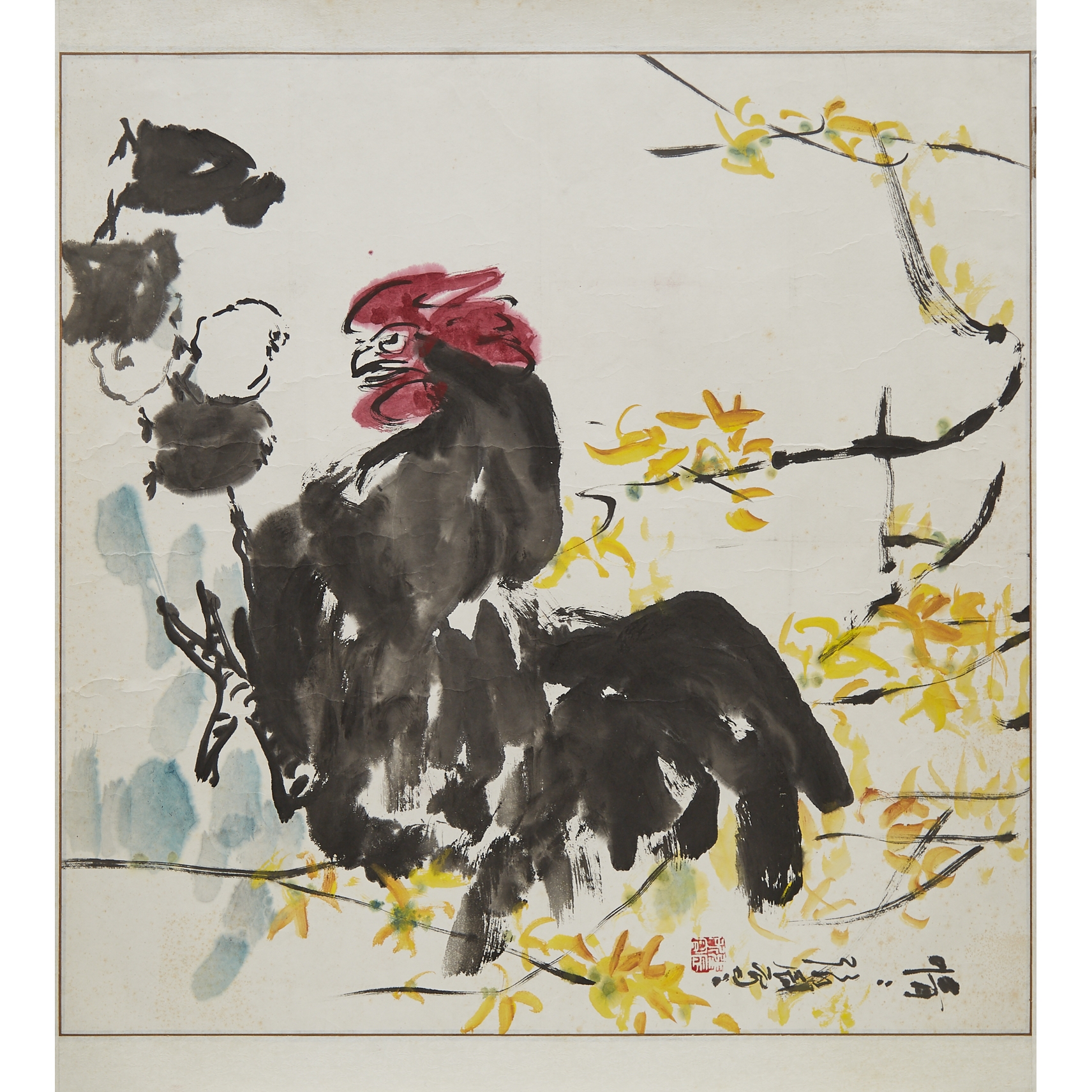 Zhang Chen | Rooster and Chicks | MutualArt