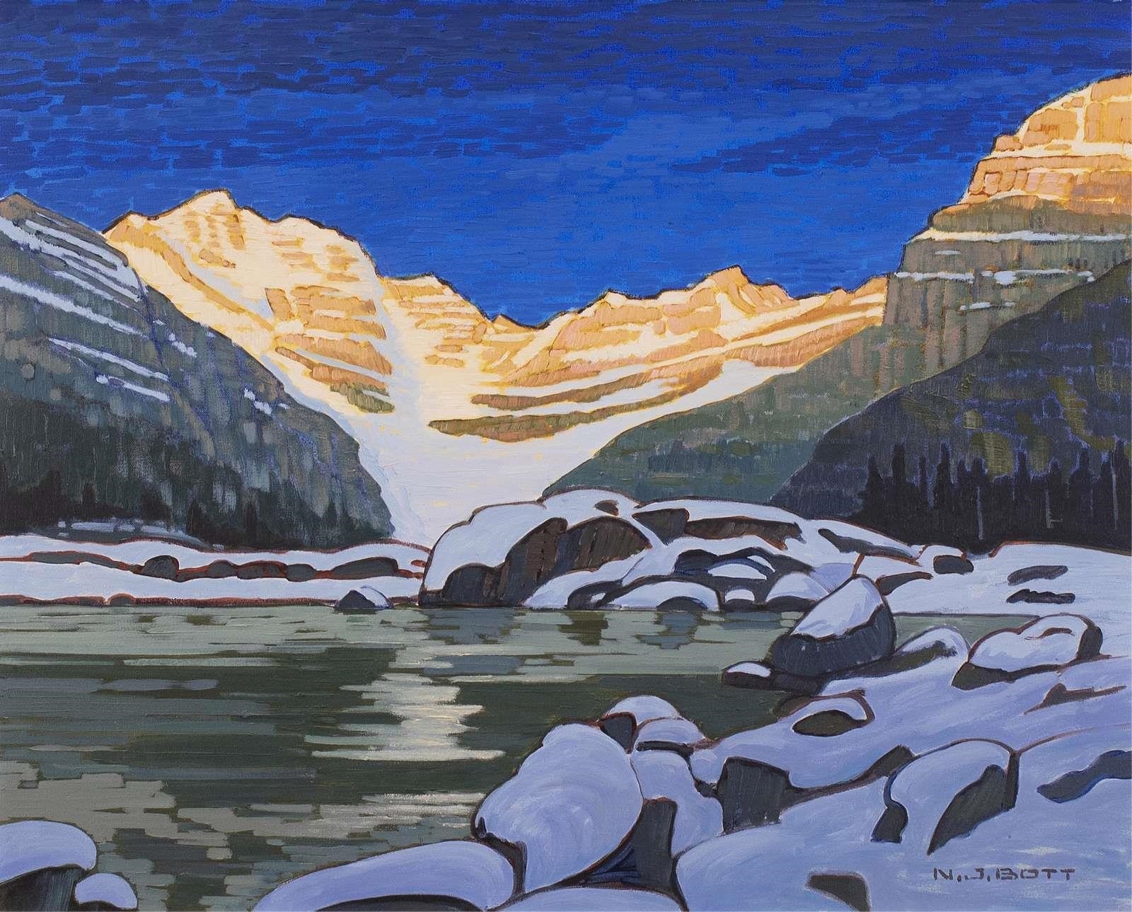 Nicholas Bott | ROCKY MOUNTAIN SUNRISE | MutualArt