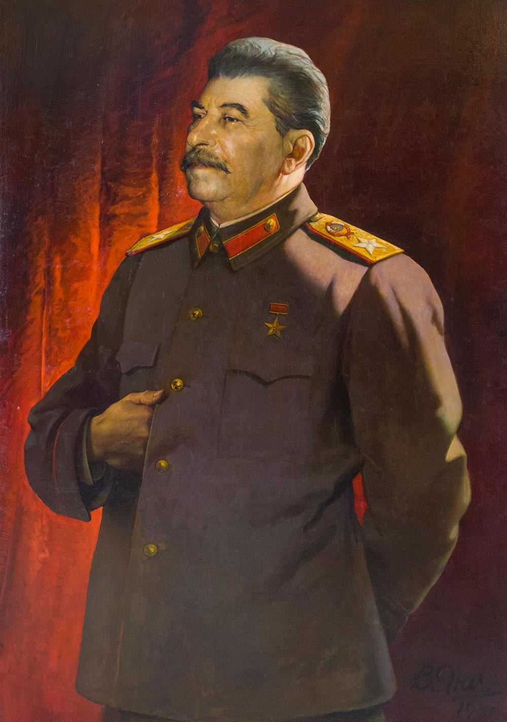 Stalin Painting