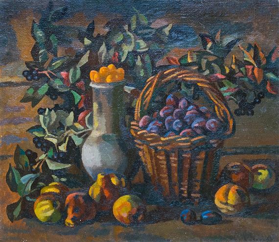 Victor Ivanov | Still life with fruit (1985) | MutualArt