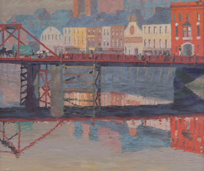 Cecil Galbally | A View of Brian Boru Bridge and St. Patrick's Quay ...