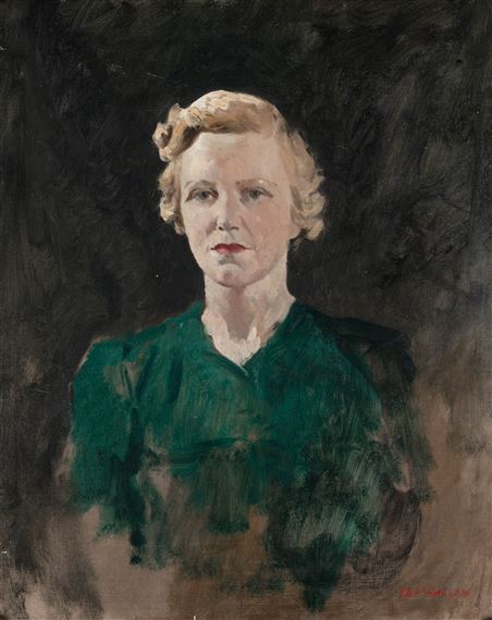 Leo Whelan | Portrait of Louisa Lavery | MutualArt