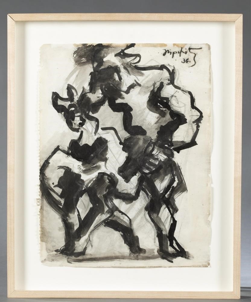 Jacques Lipchitz | Prometheus Strangling the Vulture (1935) | MutualArt