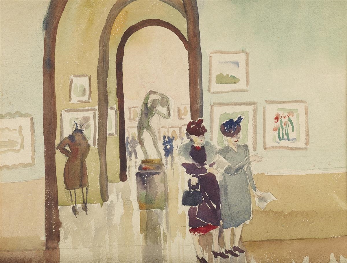 Laura Wheeler Waring | Untitled (National Art Gallery) (Circa 1940 ...