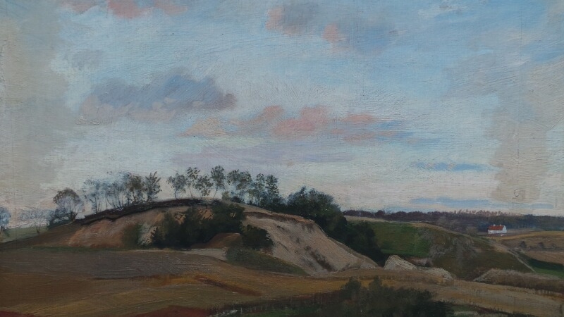 Andreas Friis | A hilly landscape (1924) | MutualArt