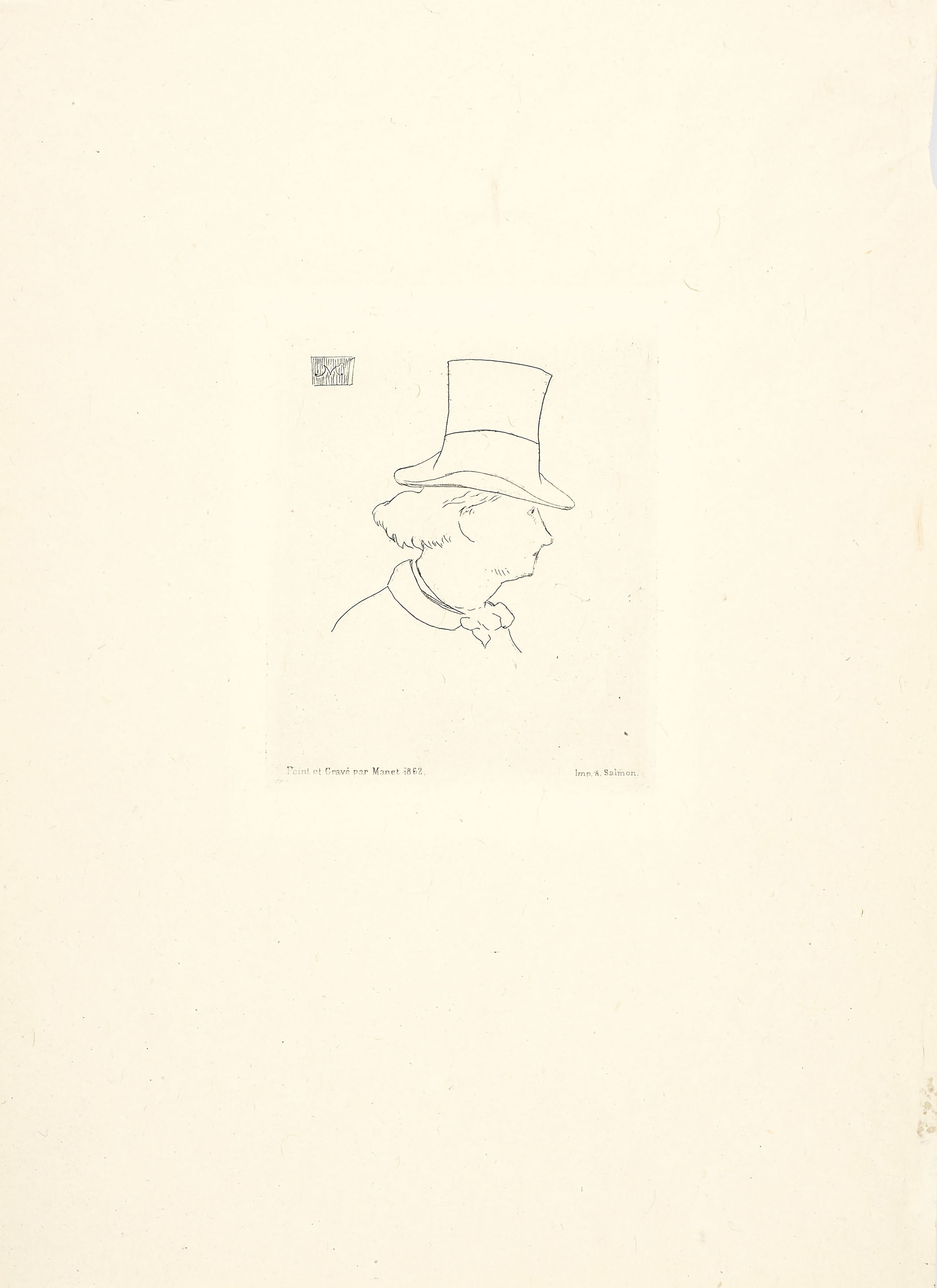 Édouard Manet | Portraits gravés de Charles Baudelaire (1862) | MutualArt