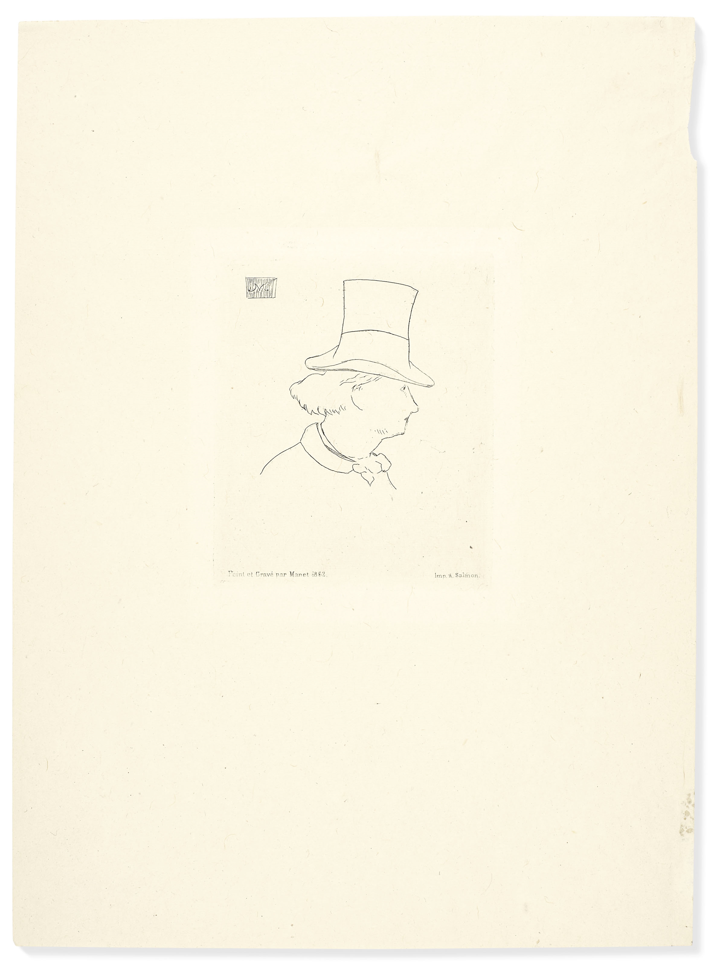 Édouard Manet | Portraits gravés de Charles Baudelaire (1862) | MutualArt