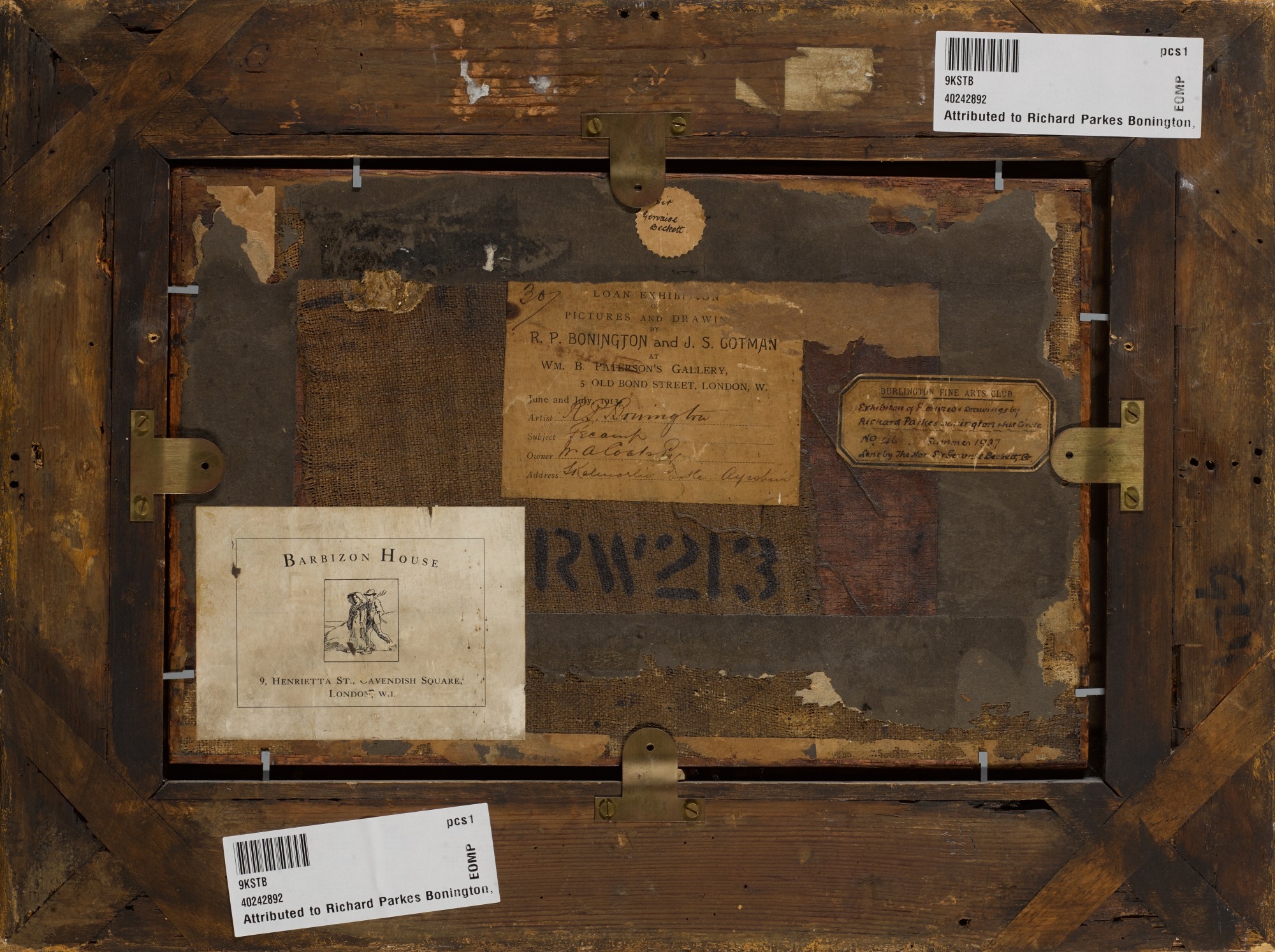 Richard Parkes Bonington | A beach scene in Fécamp | MutualArt