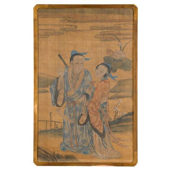 Chinese School, 19th Century | HAN XIANGZI AND HE XIANGU, TWO OF THE ...