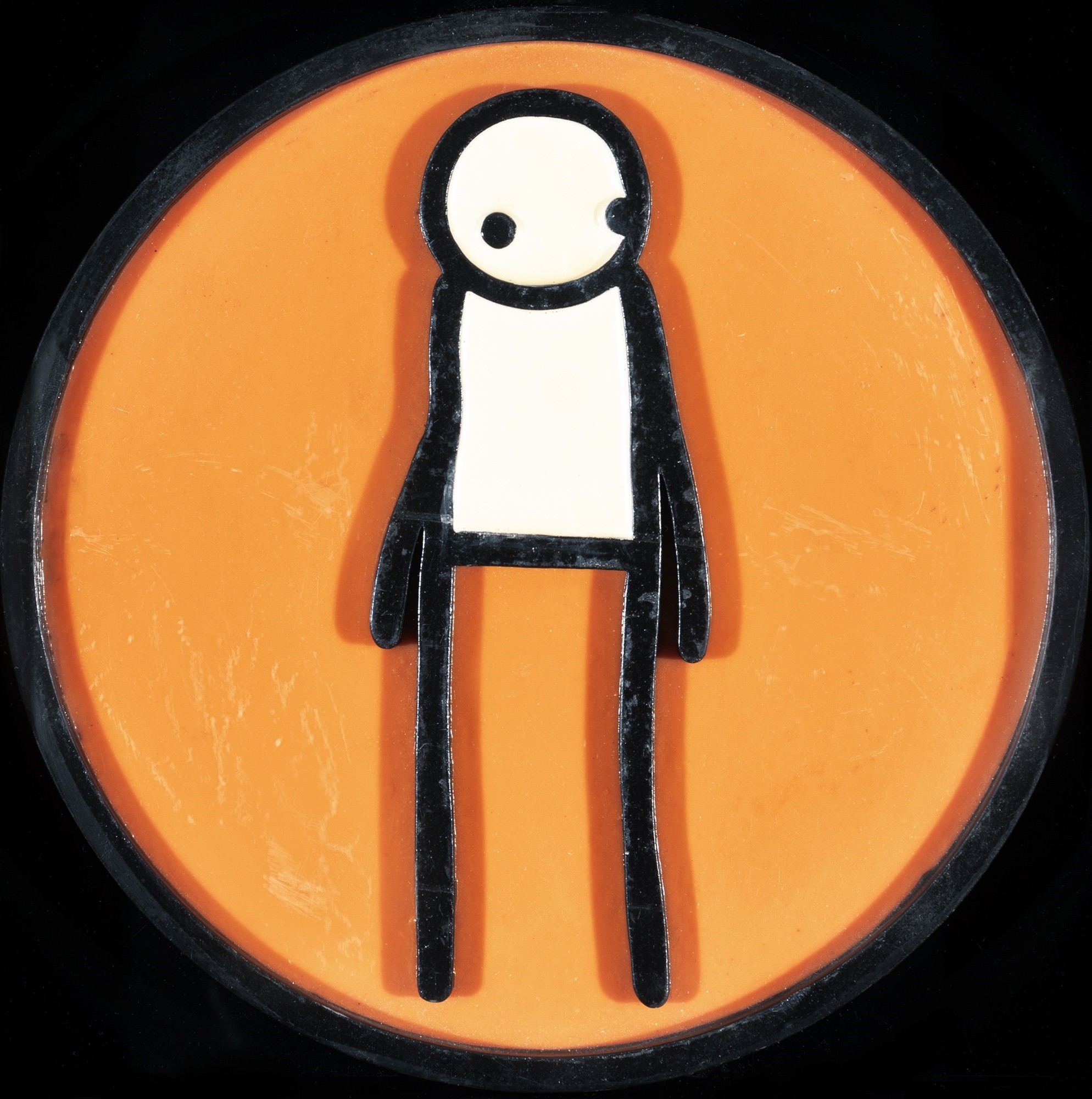 Stik | Plaque (Orange) (2011) | MutualArt