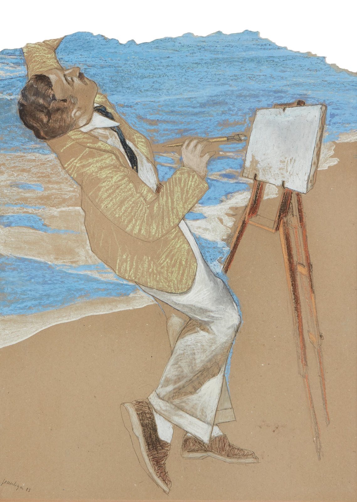 Jean Le Gac | Le delassement du peintre francais, 1983 (1983) | MutualArt