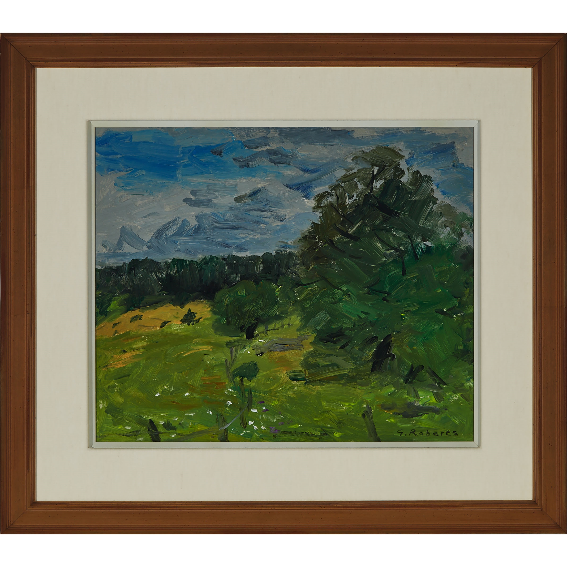 William Goodridge Roberts | FIELD AND TREES | MutualArt