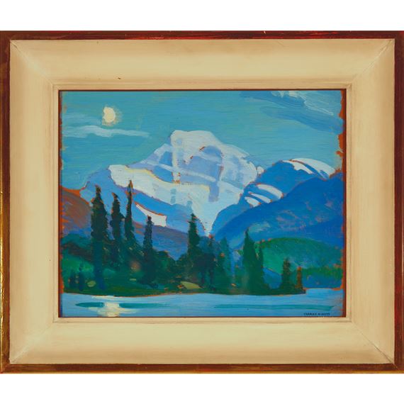 Charles Hepburn Scott | SUMMER MOON - MT. EDITH CAVELL | MutualArt