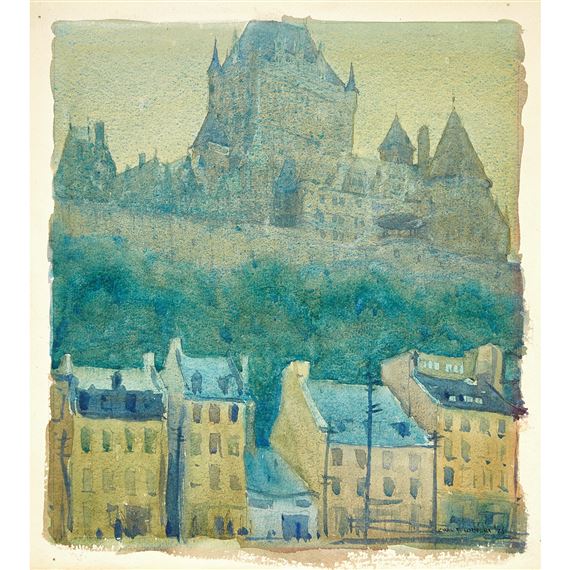 Charles Comfort | CHATEAU FRONTENAC, QUEBEC CITY (26) | MutualArt