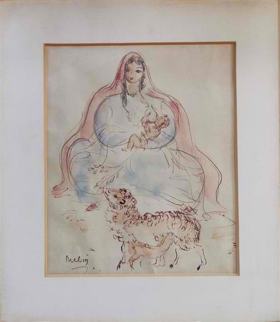 Reuven Rubin | Mother and child | MutualArt