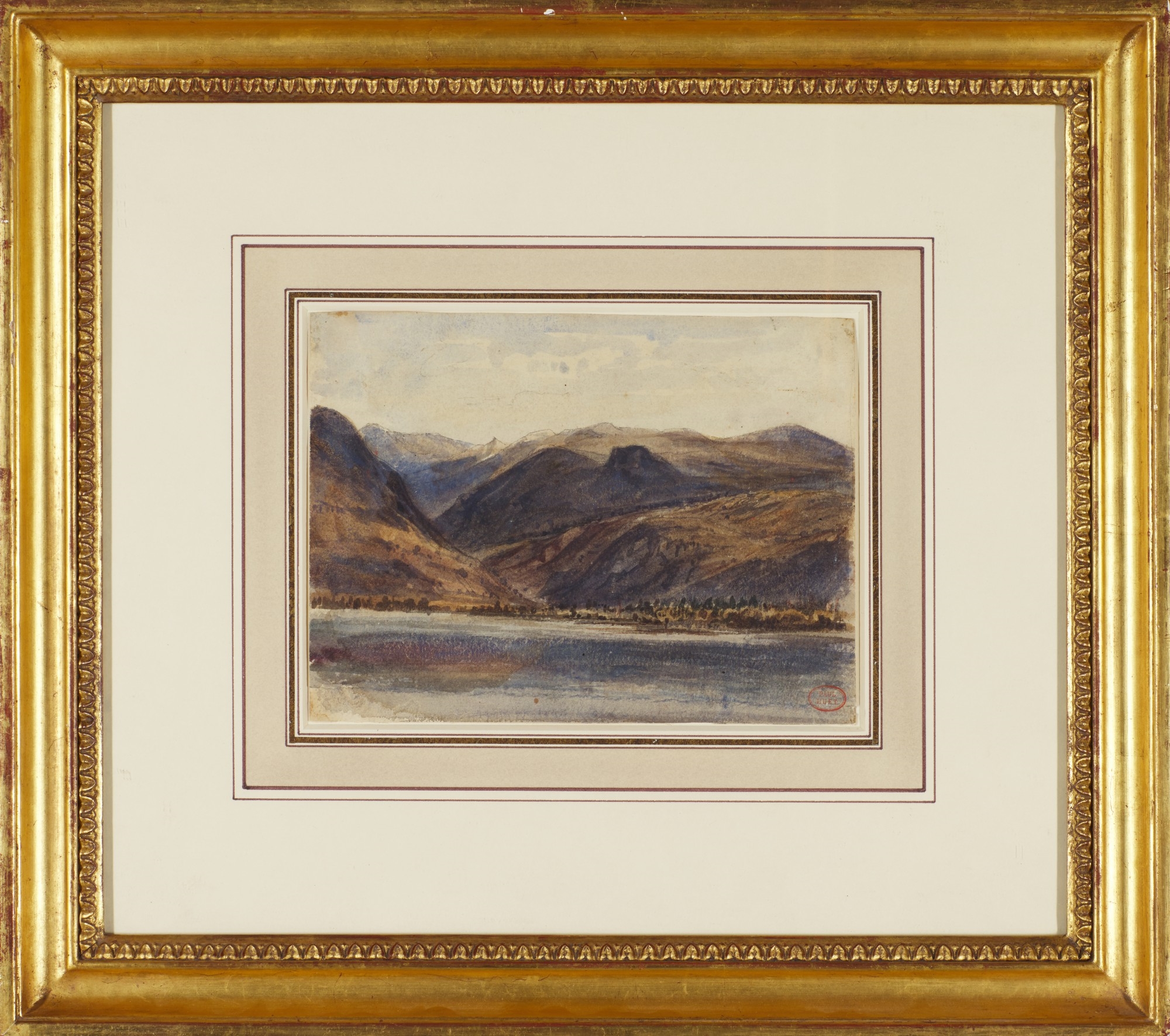 Paul Huët | A mountainous landscape (1803 - 1869) | MutualArt